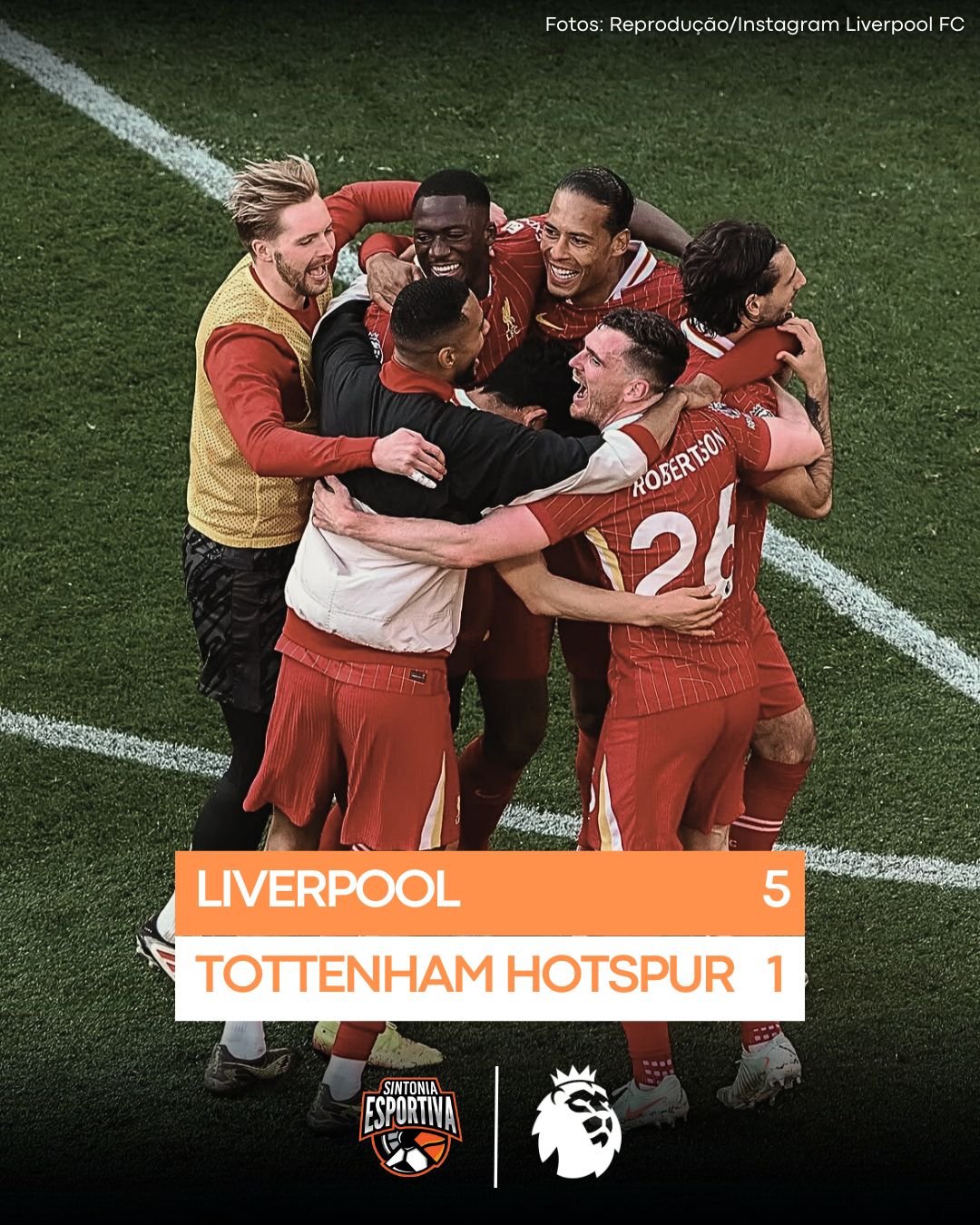 Festa em Anfield: Liverpool goleia Spurs e é 20x Campeão Inglês ...